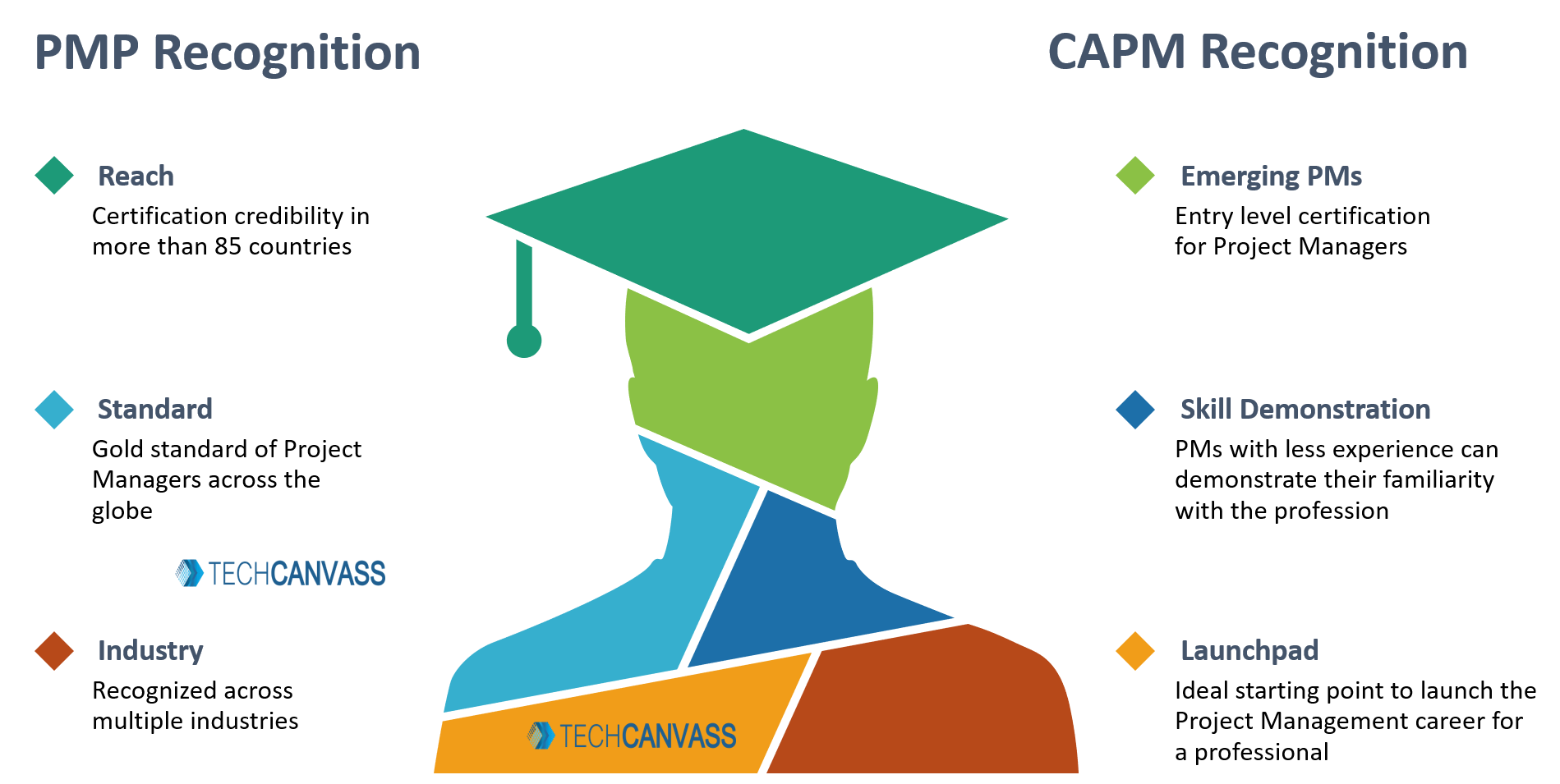 PMP and CAPM Recognition | Techcanvass